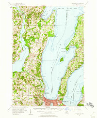 1957 Map of Traverse City, MI — High-Res | Pastmaps
